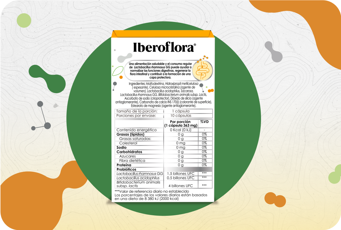 Iberoflora® Adultos con Probióticos